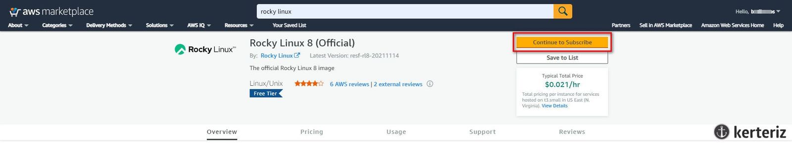 AWS Marketplace AMI ID Nasıl Bulunur?